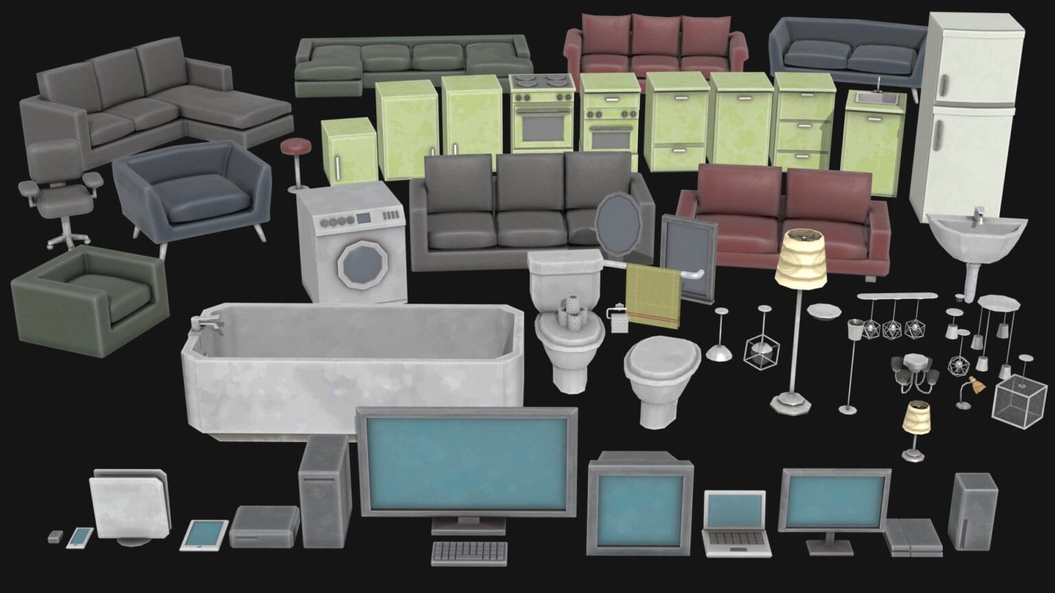 Stylized Rocks - Free Asset Pack | FreeStylized